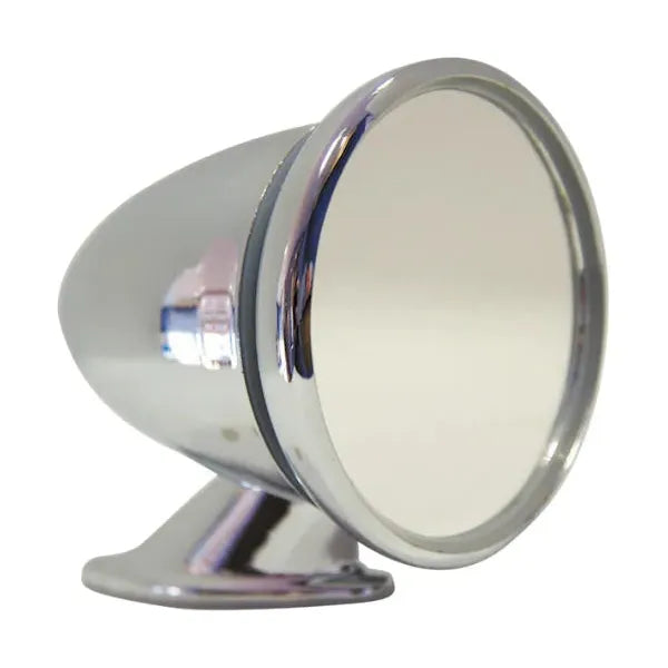 Mountney Classic Universal Chrome Bullet Style Door Mirror